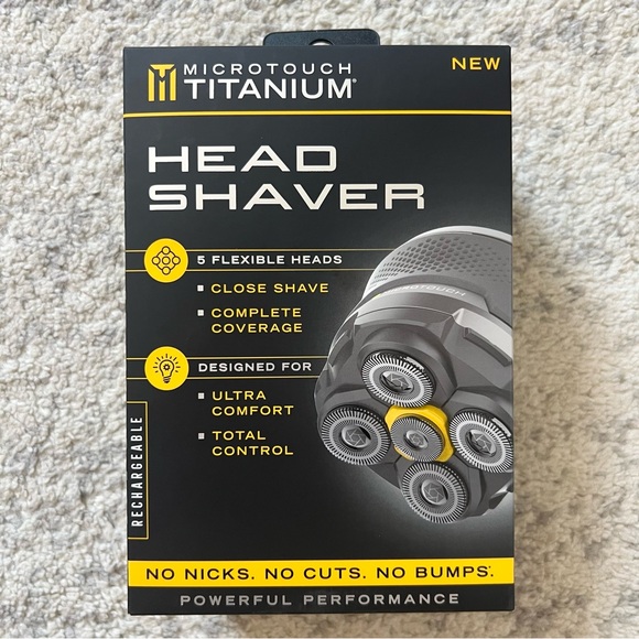 Microtouch | Grooming | Microtouch Titanium Electric Head Shaver ...